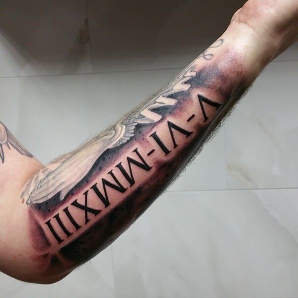Roman Numerals 1995 Tattoo Roman Numerals 1995 Tattoo